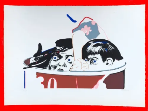 Een litho van de Belgische kunstenaar octave landuyt kopen