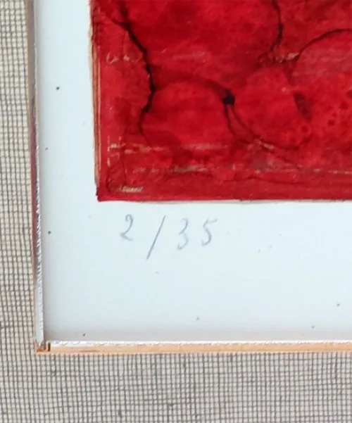 opgehoogde litho van de Belgische kunstenaar octave landuyt kopen