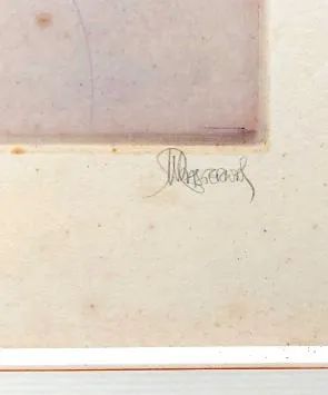 Acquire an etching by the Belgian artist Maurice Pasternak