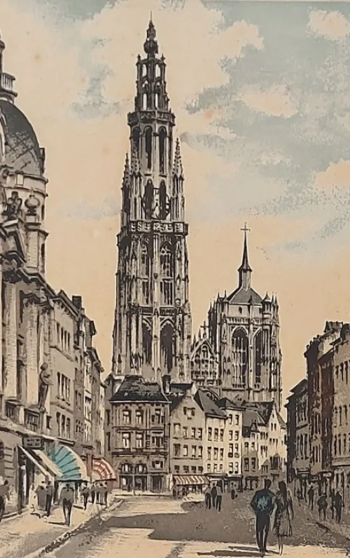 Buy a signed etching by the Belgian artist R. Hebbelinck