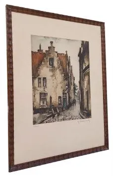 Acheter une gravure de l'artiste belge Roger Hebbelinck