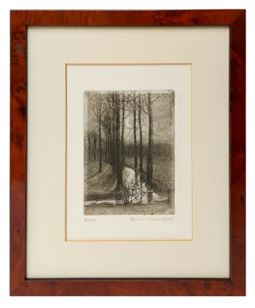 Sloot, kleine ets kopen van de Belgische etser Romain Malfliet