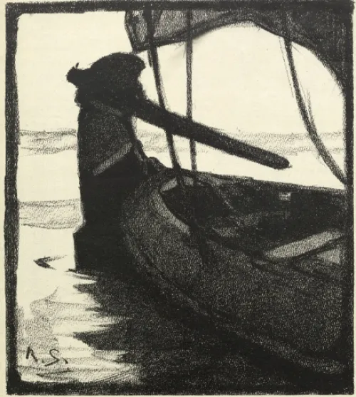 Lithograph poster from 1926 by the graphic artist Rodolphe Schönberg