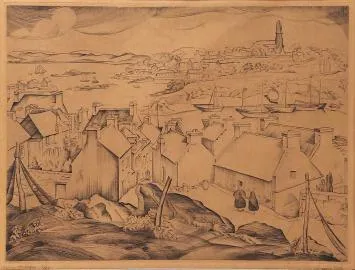 Buy etching by the Belgian artist Suzanne Cocq