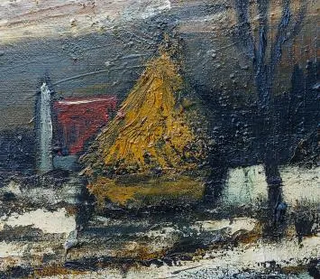 Landschapsschilderij van de kunstschilder Stephaan Tessely