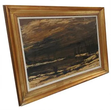 neo-expressionistisch schilderij van Stephaan Tessely