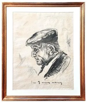 Tekening van de kunstenaar Stephaan Tessely kopen