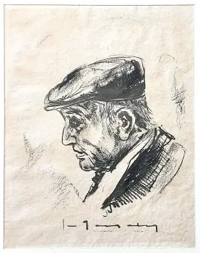Tekening van de kunstenaar Stephaan Tessely kopen