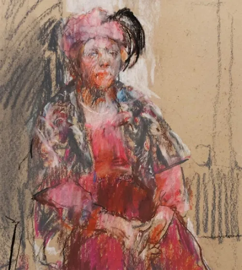 Buy a pastel drawing by the English artist Tom Coates