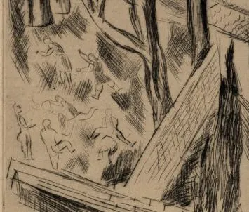 Buy a signed etching by the French artist Valentine Prax