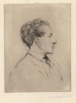 Portret GH Vickery van de Belgische kunstenaar Walter Vaes kopen