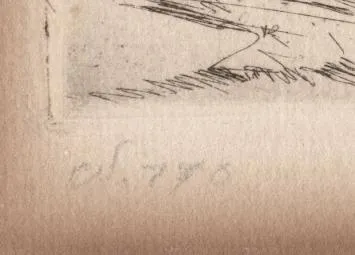 Buy an etching by the Belgian artist Walter Vaes