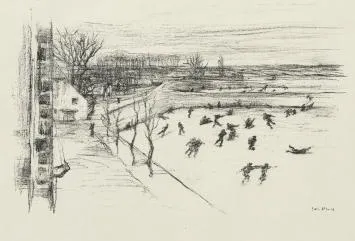 Buy a linocut by the Antwerp artist and etcher Walter Vaes