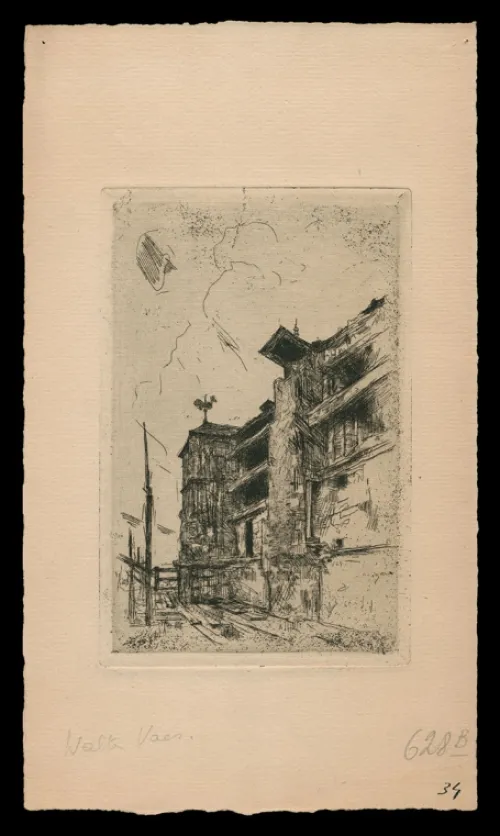 Buy an etching by the Antwerp etcher Walter Vaes