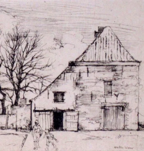 Buy an etching by the Antwerp artist Walter Vaes