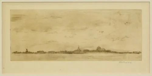 Ets van de Antwerpse kunstenaar Walter Vaes