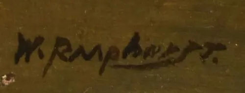 Kunstwerk van de Nederlandse schilder Willem Raaphorst