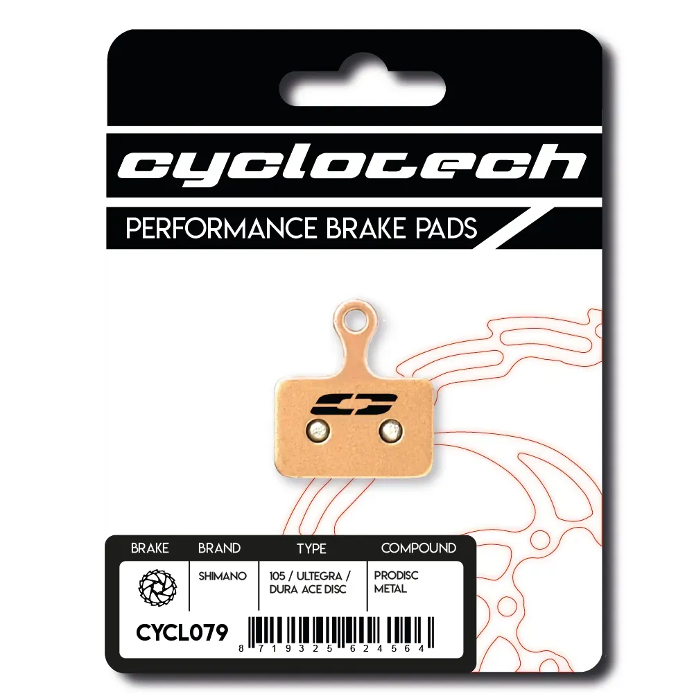 Tektro Road HD-R510 - HD-R310 Sinter Bremsbeläge, Cyclotech Prodisc Metal.